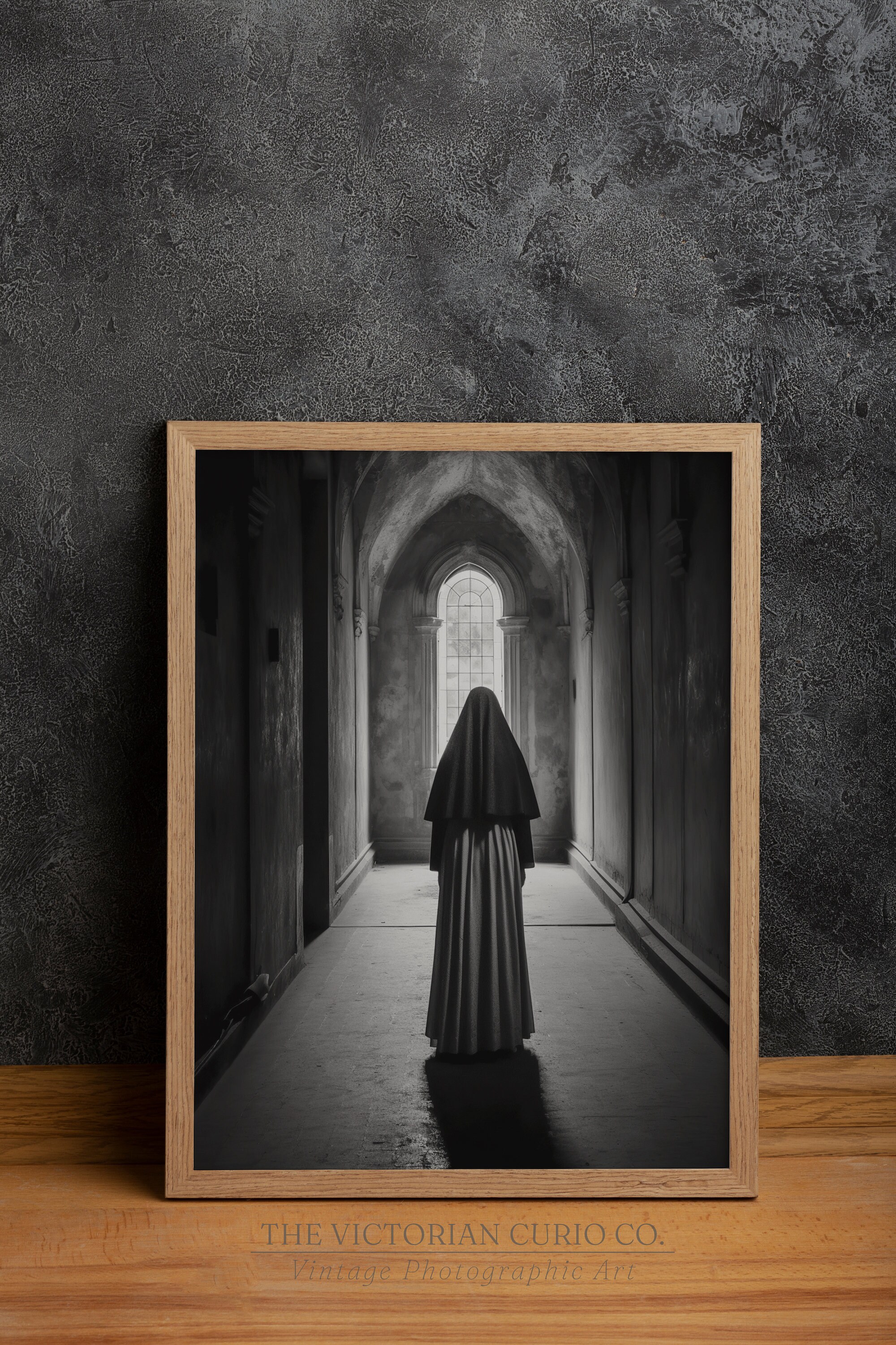 Scary Nun Spectre Photo PRINTABLE Horror Art Creepy Vintage - Etsy