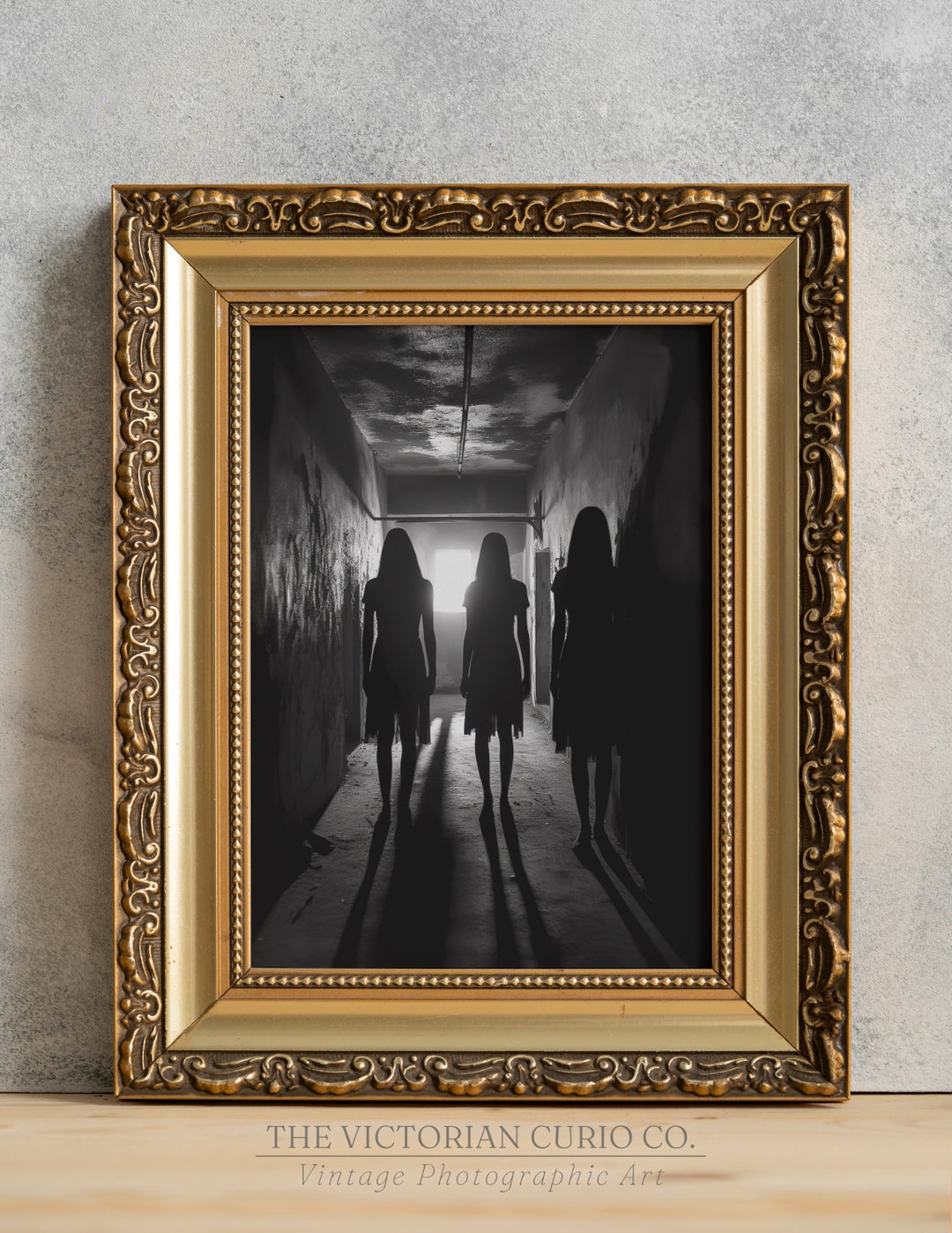Abandoned Haunted Asylum Print, PRINTABLE Horror Wall Decor, Creepy ...