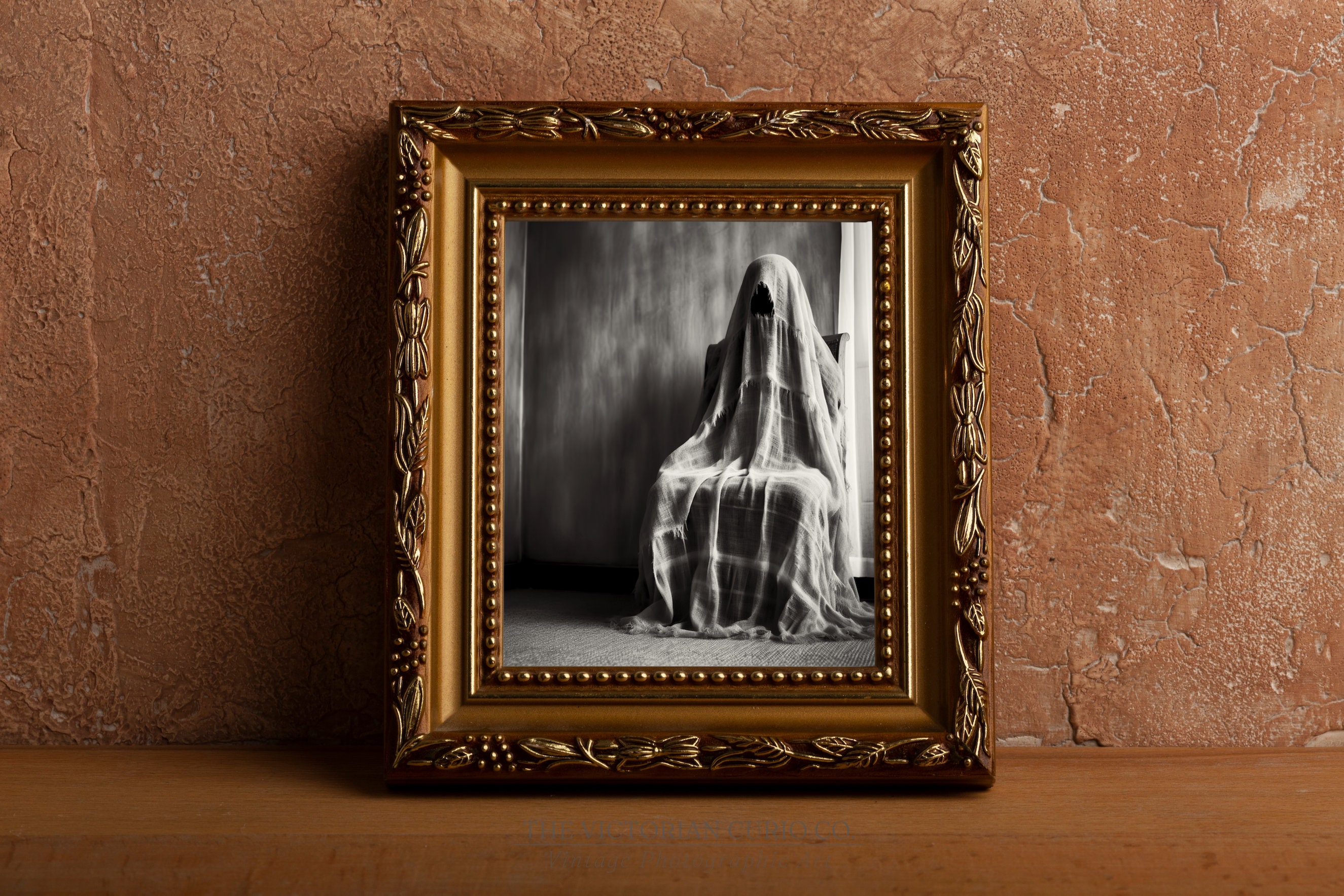 Creepy Chair Ghost Poster, PRINTABLE Gothic Wall Art, Witchy Decor ...