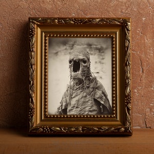 Wicker Mummy Monster Poster, PRINTABLE Vintage Photographic Art ...