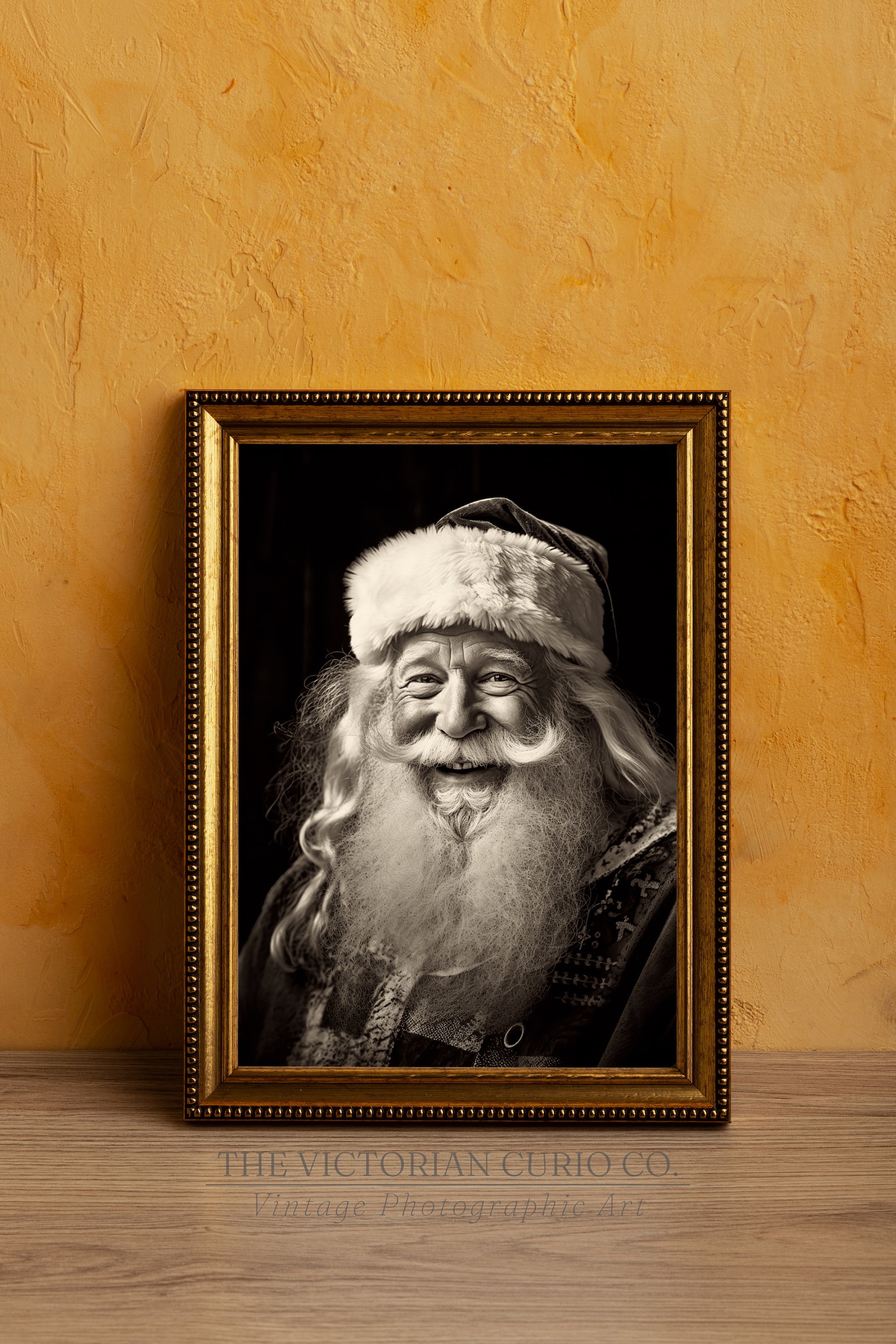 Vintage Santa Portrait Photo PRINTABLE Father Christmas Art - Etsy Canada