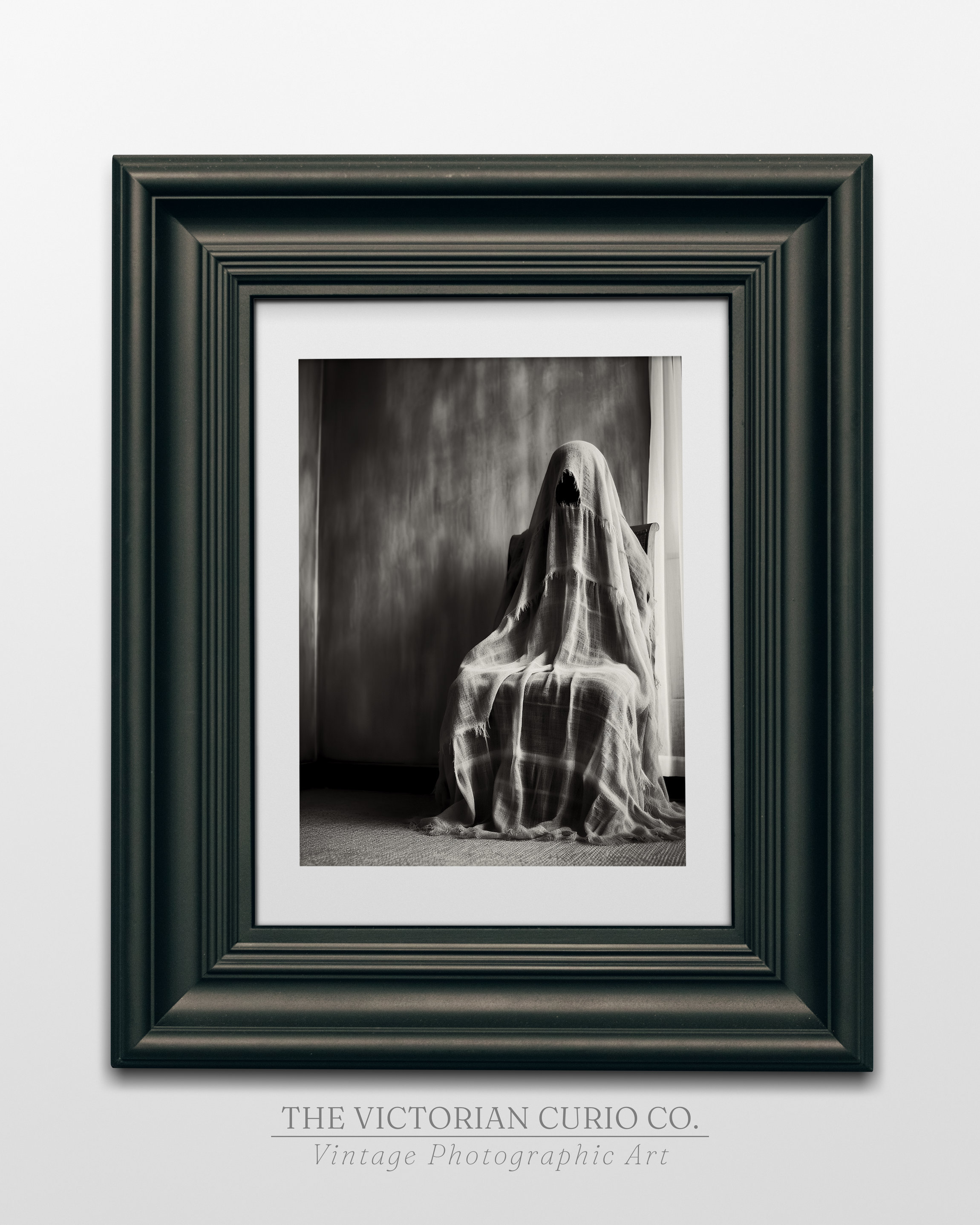 Creepy Chair Ghost Poster, PRINTABLE Gothic Wall Art, Witchy Decor ...