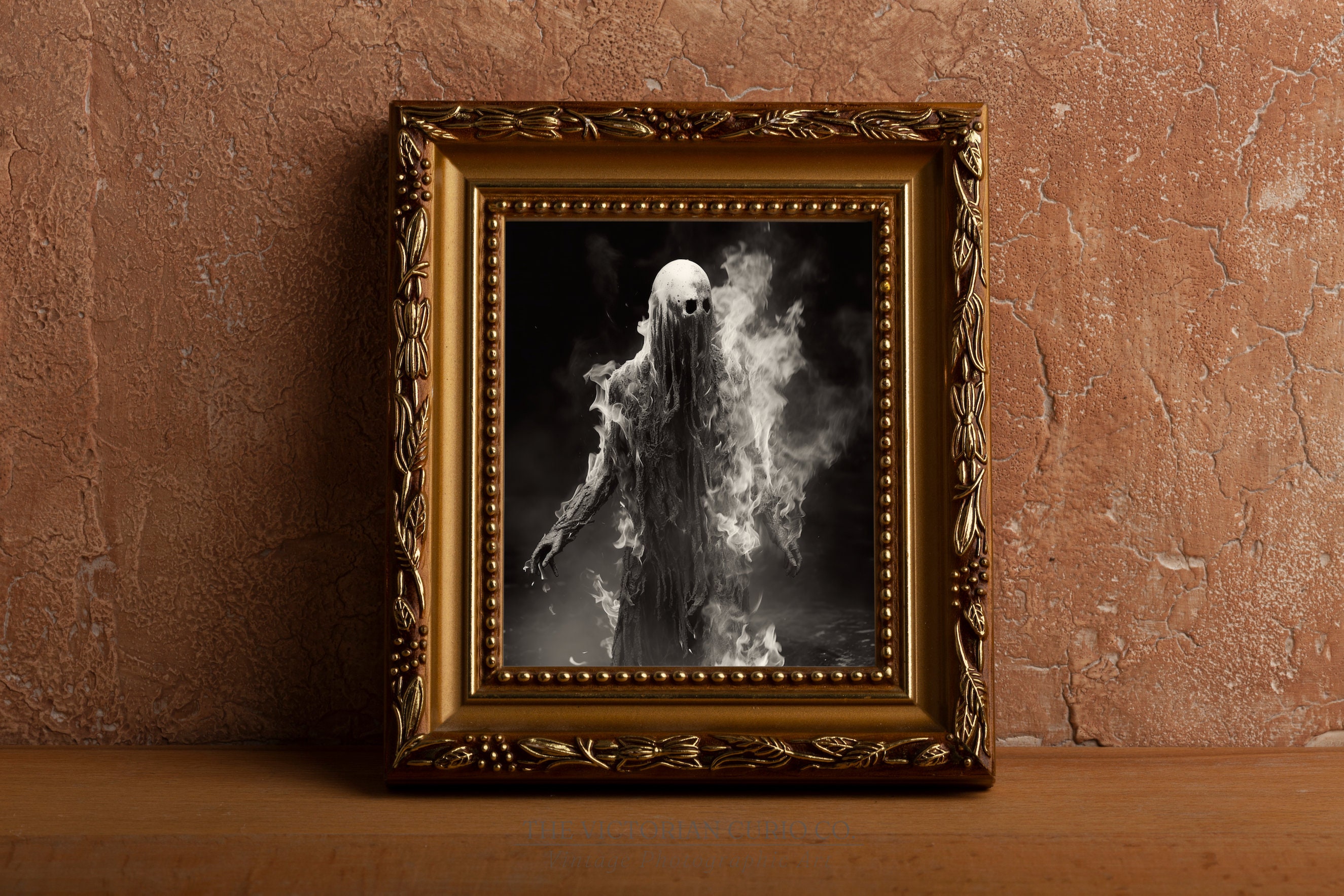 Burning Spirit Nightmare Poster, PRINTABLE Creepy Wall Art, Vintage ...