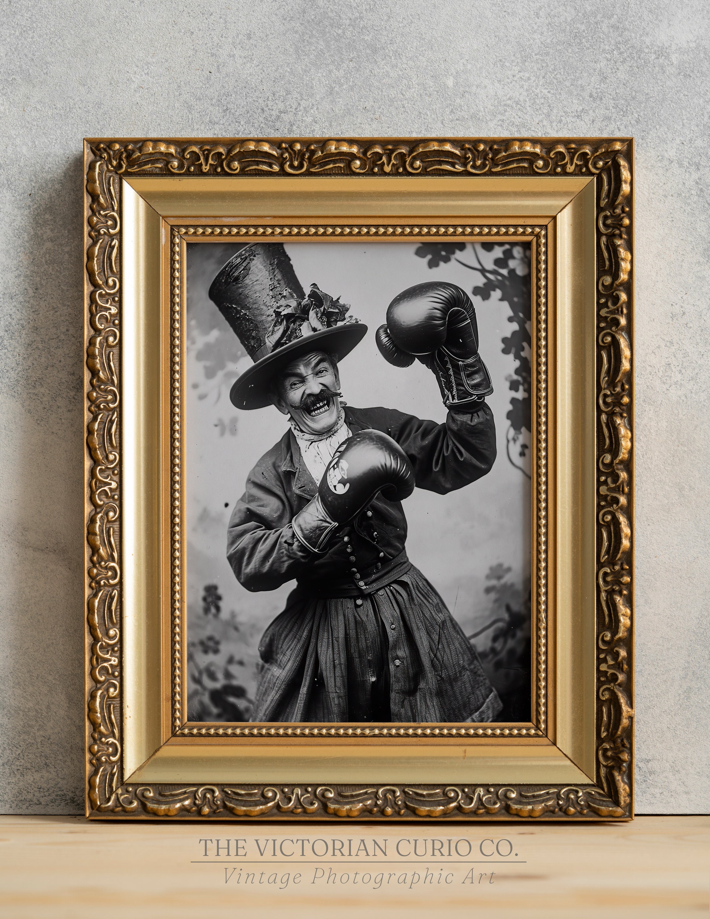 Victorian Gentleman Pugilist Photo, PRINTABLE Vintage Boxing Art ...