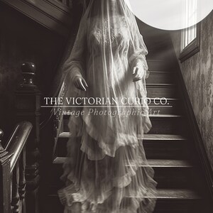 Vintage Victorian Spirit Photography, PRINTABLE Goth Wall Decor, Eerie ...