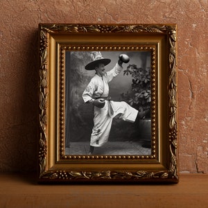 Victorian Kung Fu Master, PRINTABLE Vintage Karate Art, Antique Martial ...