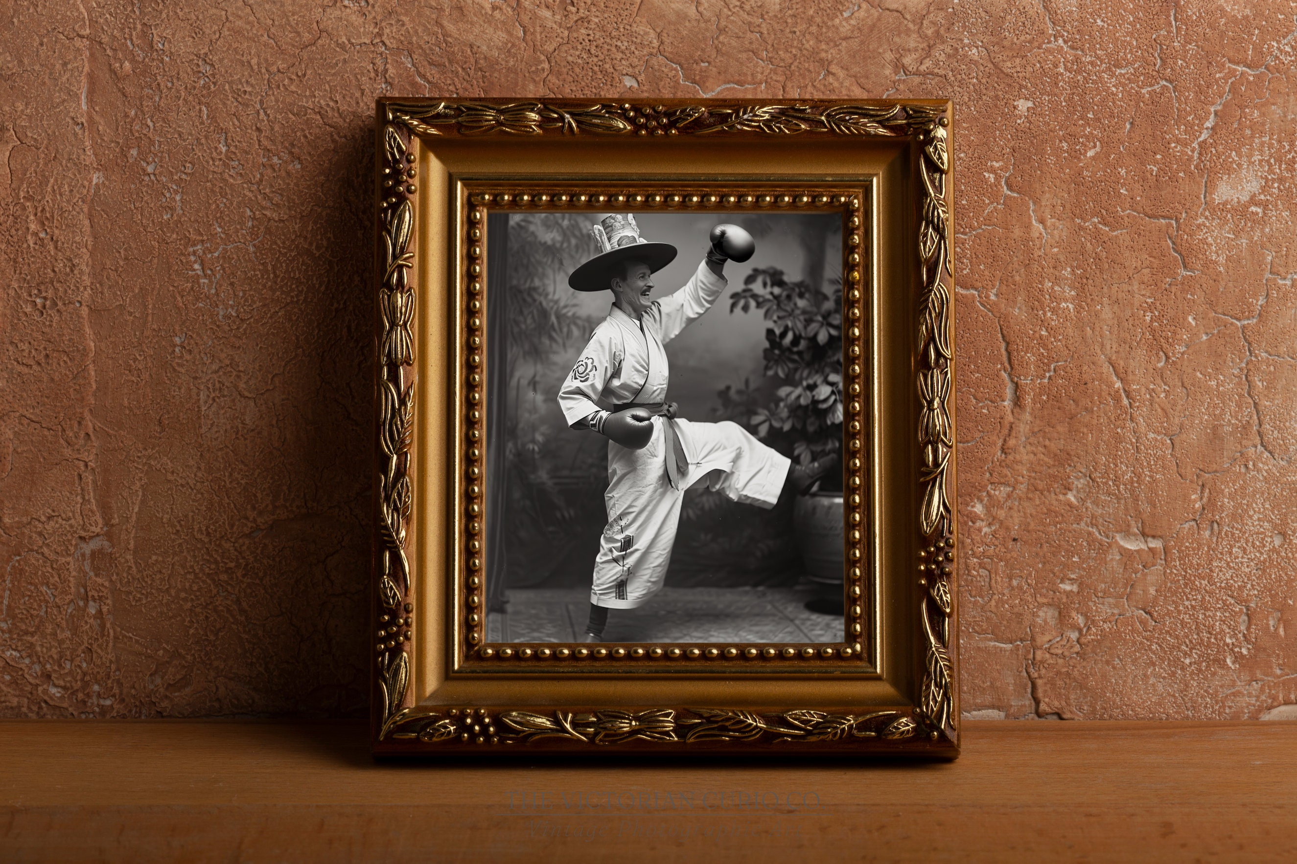Victorian Kung Fu Master, PRINTABLE Vintage Karate Art, Antique Martial ...