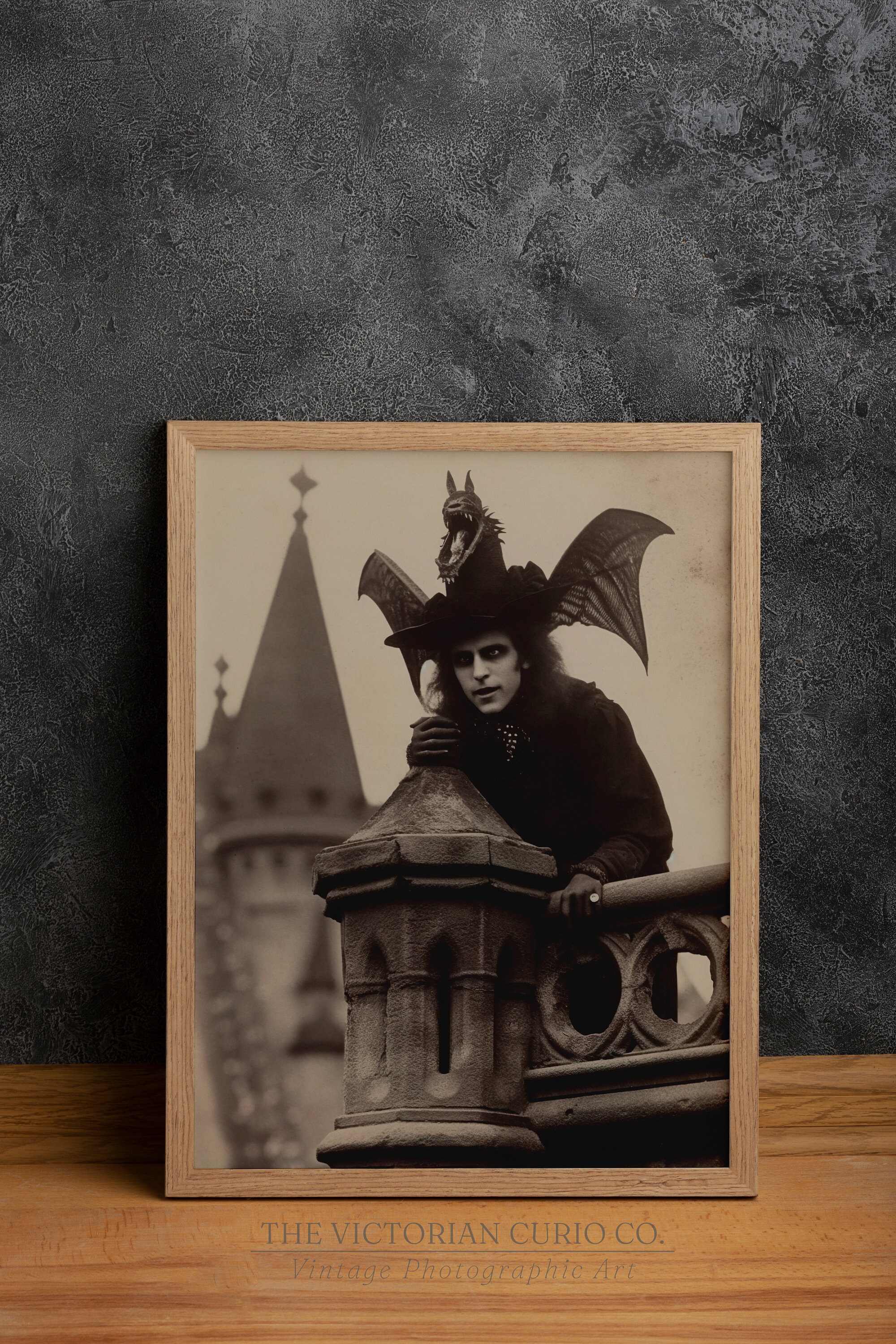 Gothic Gargoyle Vintage Poster, Eccentric Victorian Man PRINTABLE Photo ...