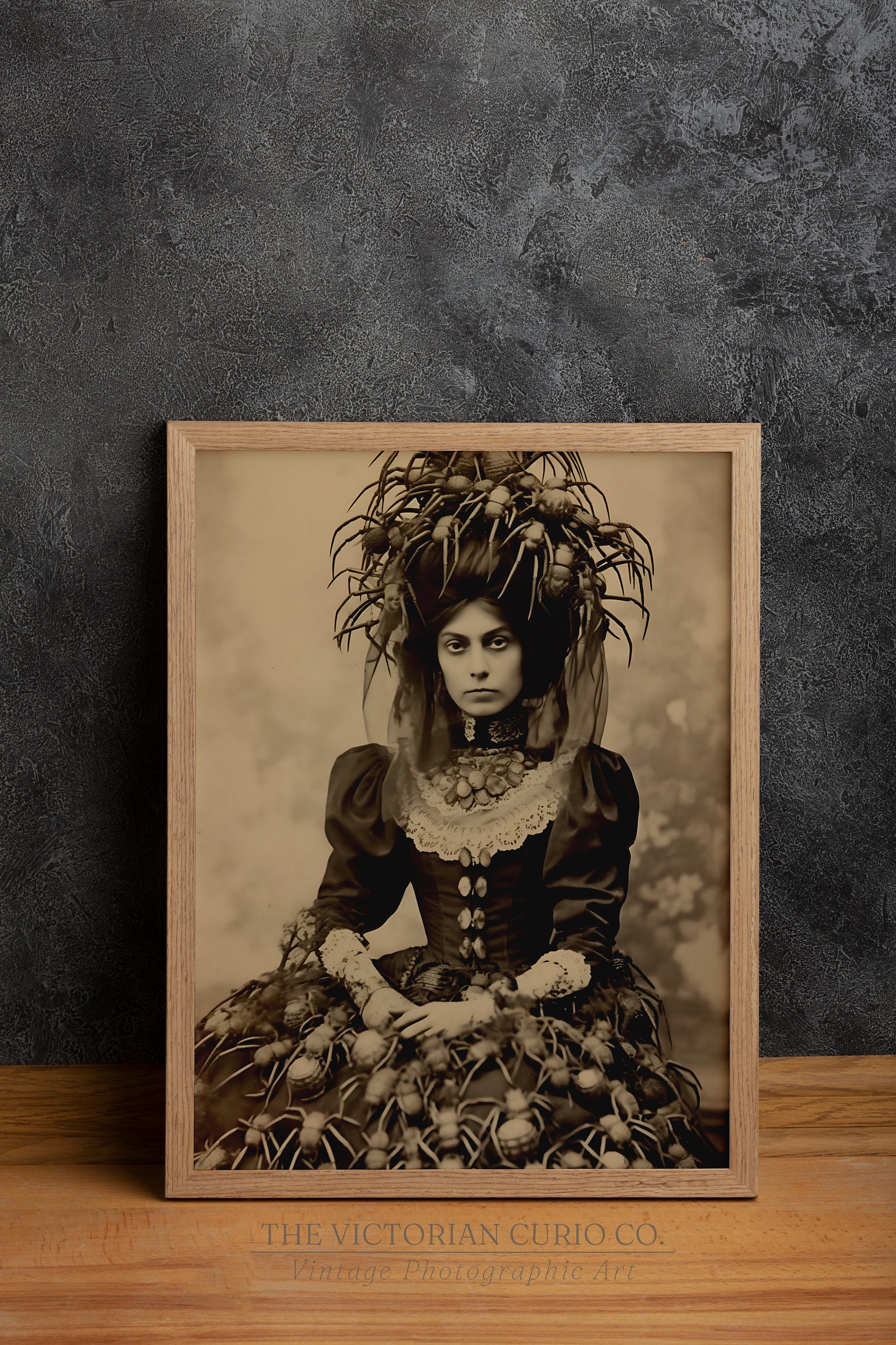 Victorian Spider Lady Print, Vintage PRINTABLE Wall Art, Dark Occult ...