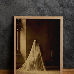 Classical Gothic Ghost Photograph, Victorian Goth PRINTABLE Wall Art ...