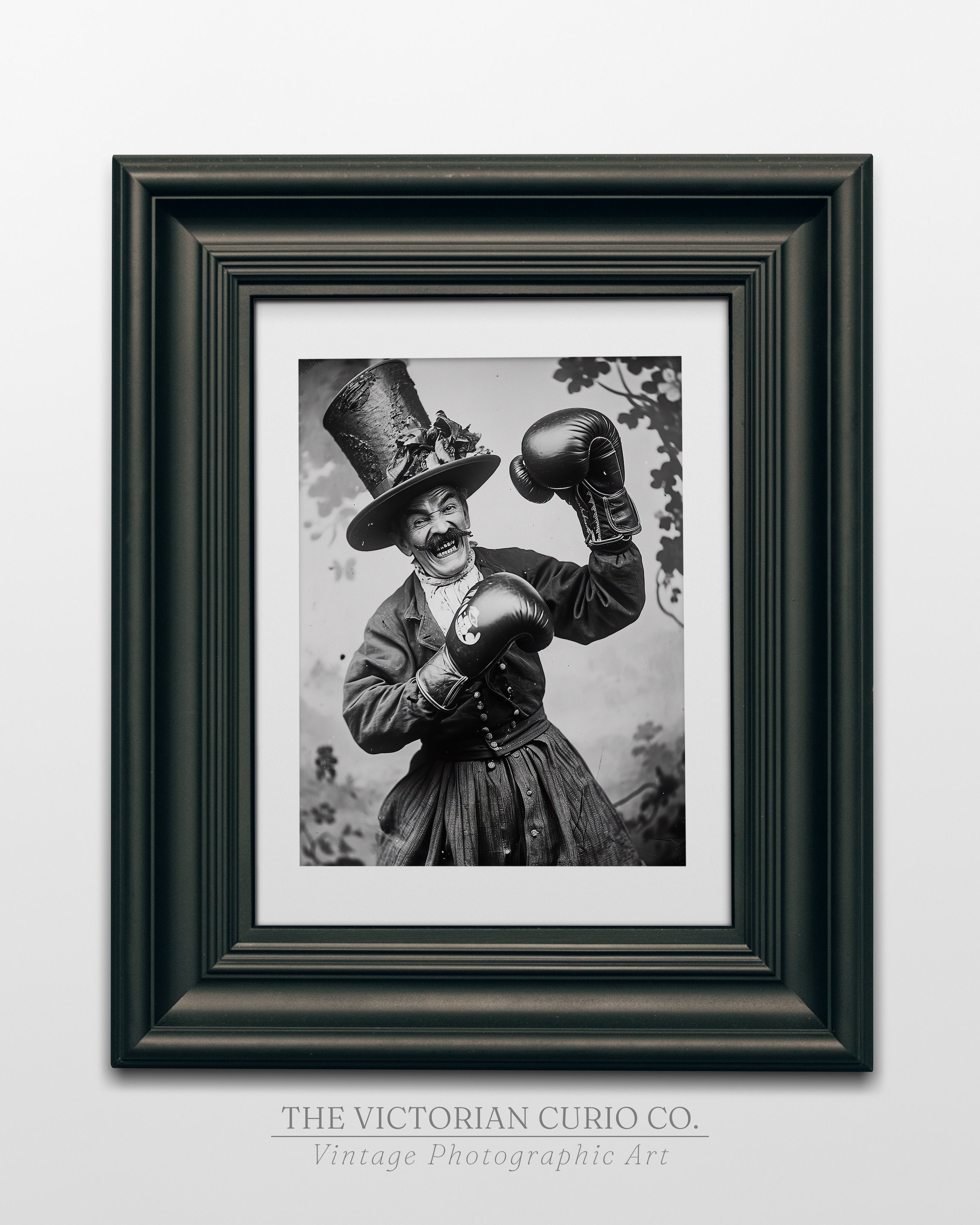 Victorian Gentleman Pugilist Photo, PRINTABLE Vintage Boxing Art ...