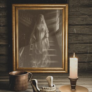 Vintage Victorian Spirit Photography, PRINTABLE Goth Wall Decor, Eerie ...