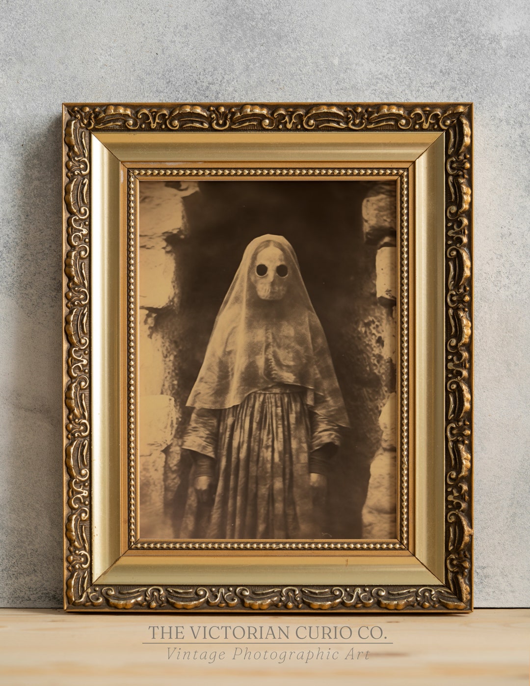 Antique Catacombs Apparition Photograph, PRINTABLE Victorian Spirit ...