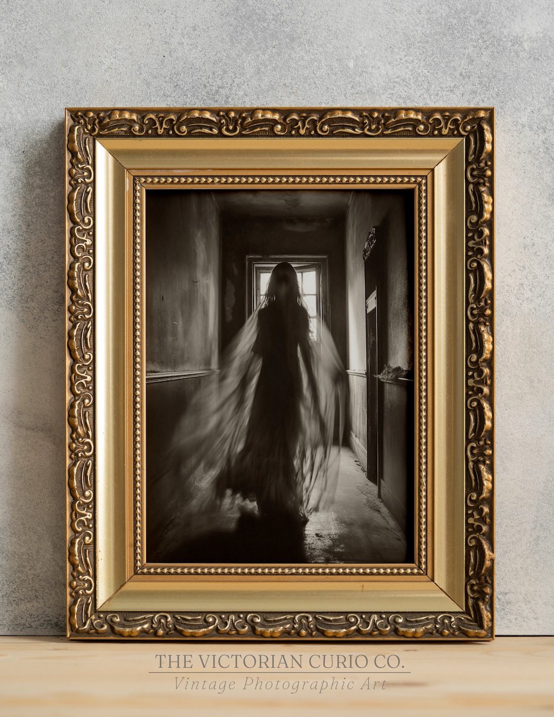 Vintage Ethereal Ghost Photograph, Gothic Occult Photography, PRINTABLE ...