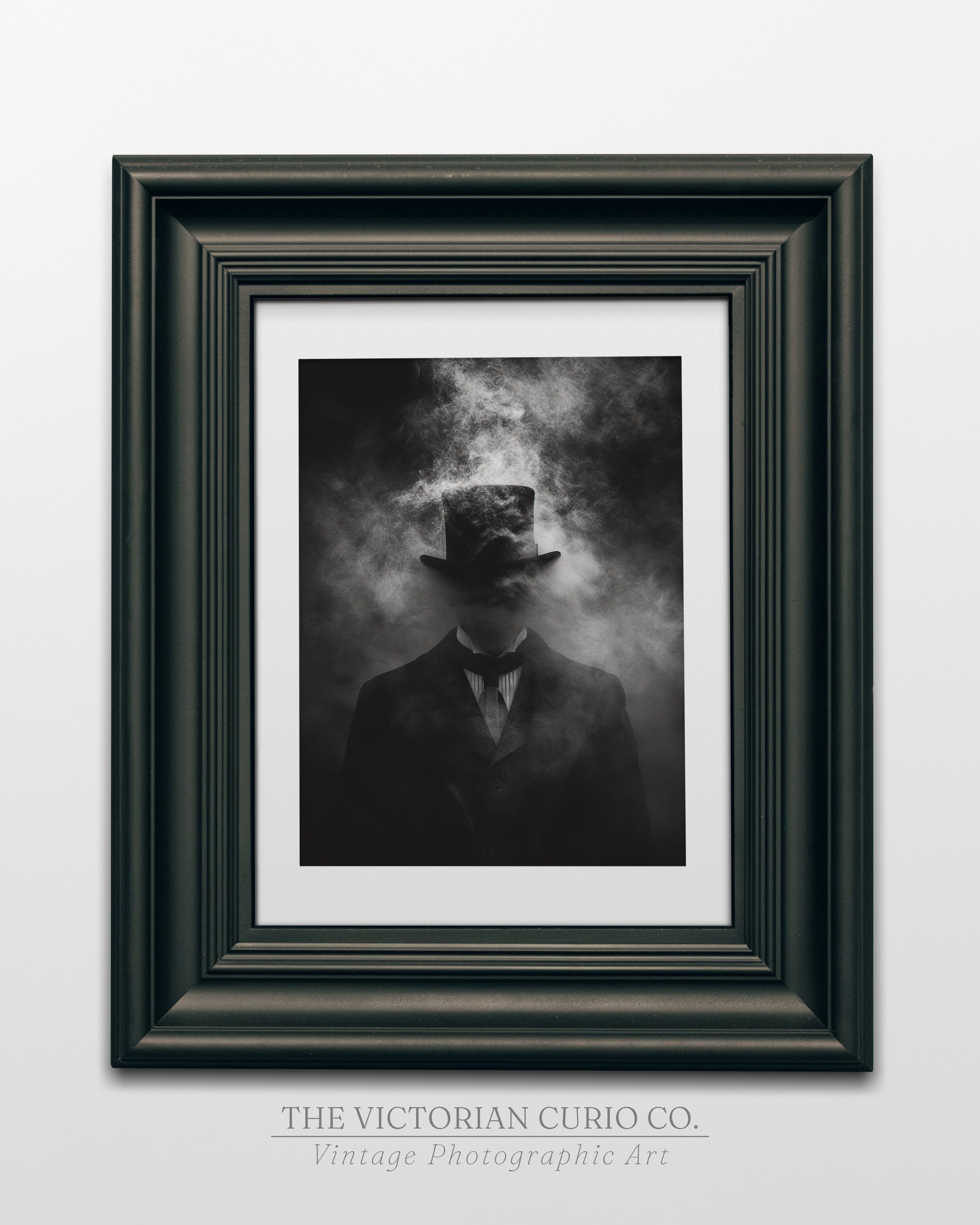 Victorian Gentleman Phantom Print, PRINTABLE Gothic Art, Mysterious ...