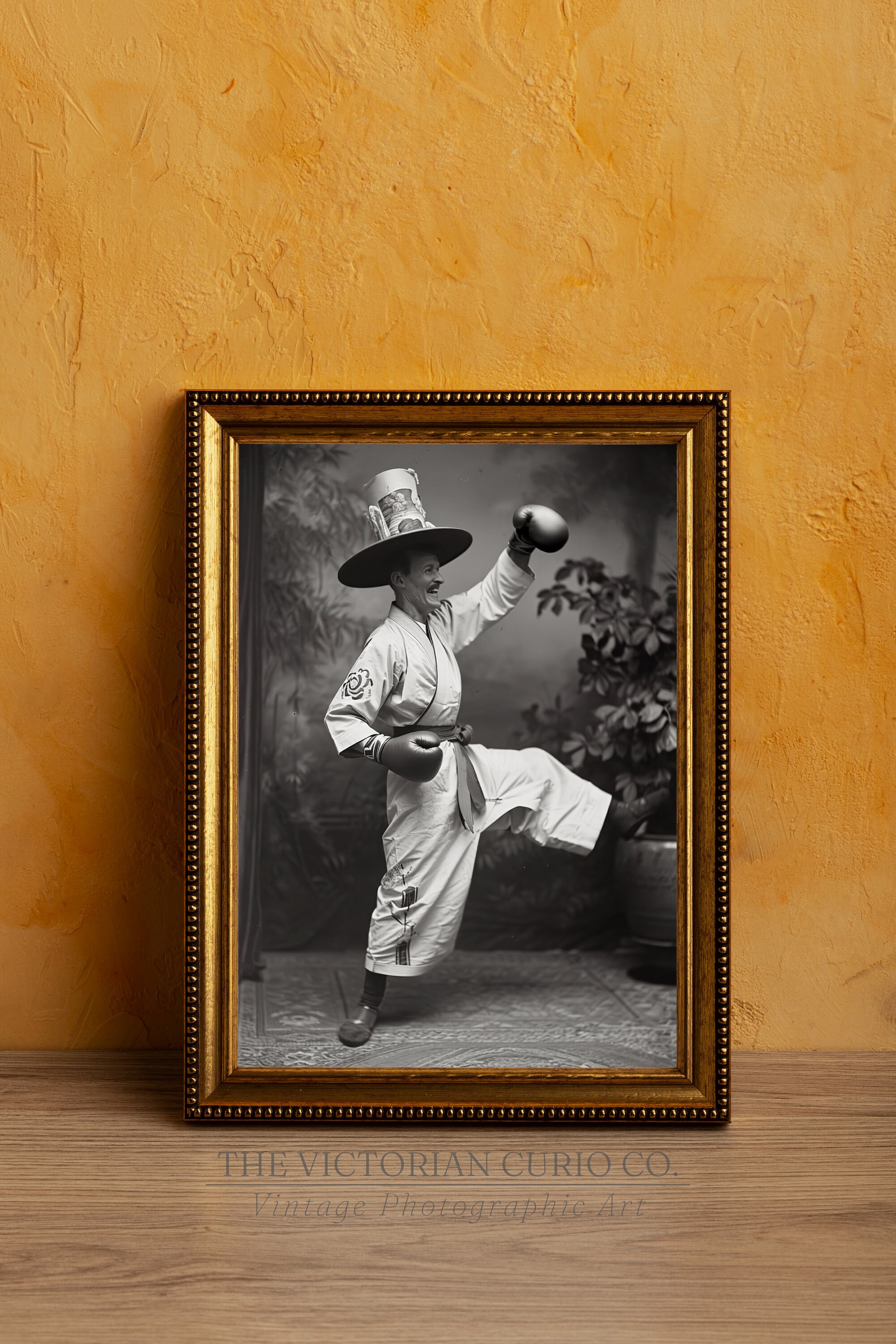 Victorian Kung Fu Master, PRINTABLE Vintage Karate Art, Antique Martial ...