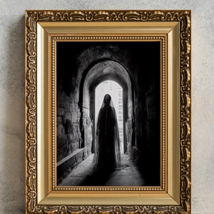 Creepy Gothic Ghost Photograph, PRINTABLE Vintage Wall Art, Victorian ...