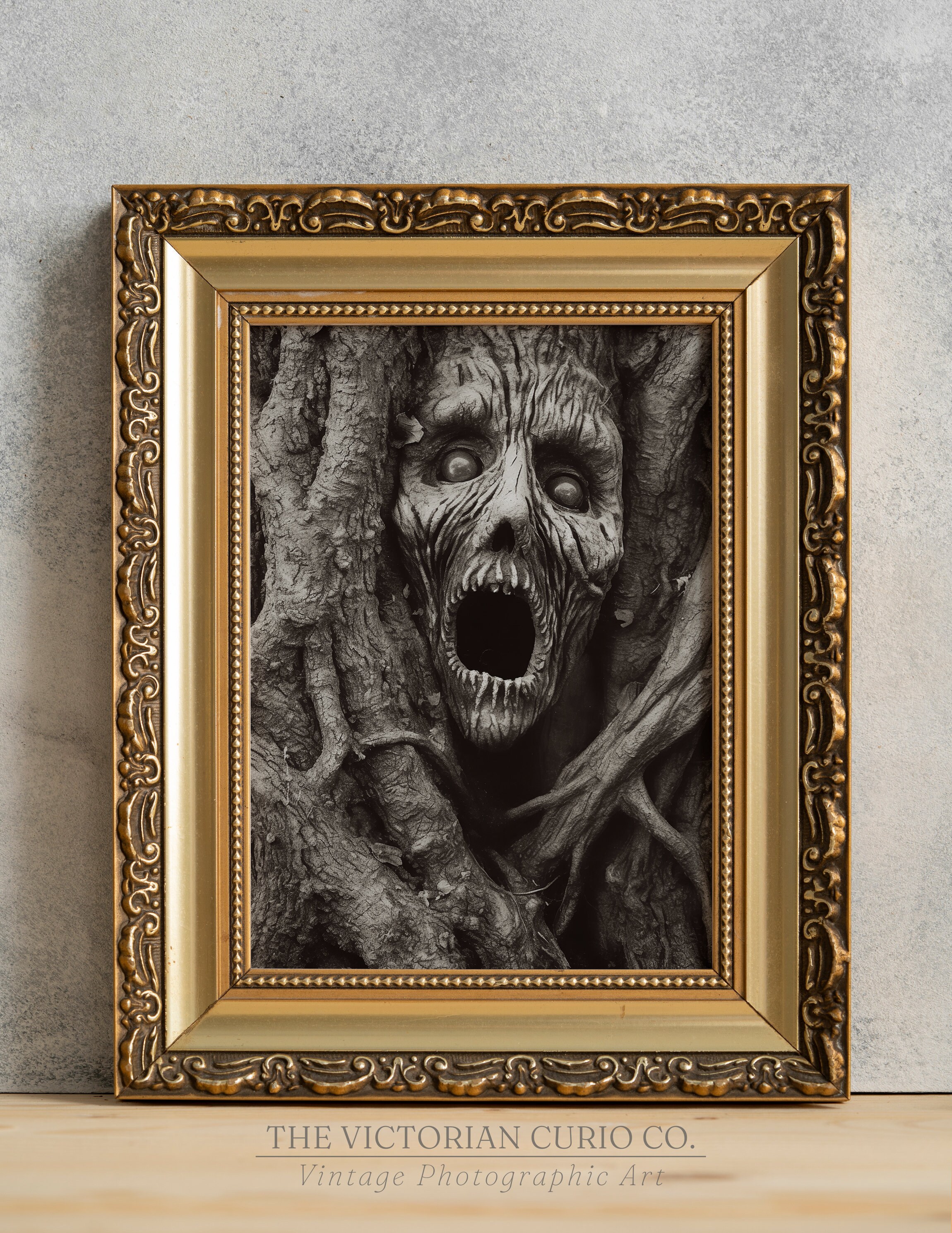 Trapped Soul Tree Poster, PRINTABLE Horror Art, Nightmare Fuel Print ...