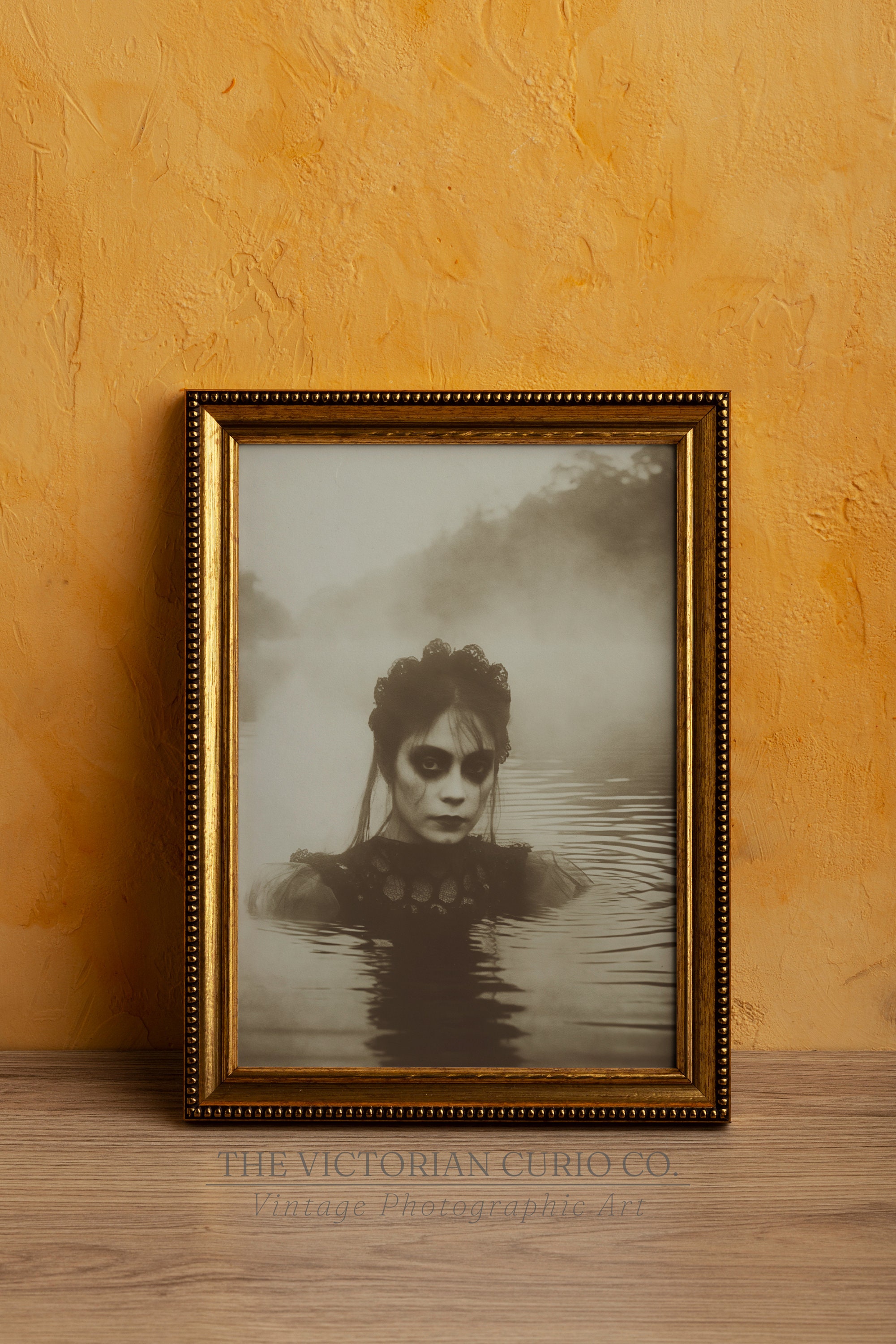 Gothic Nymph Vintage Poster, PRINTABLE Eerie Victorian Photograph, Dark ...