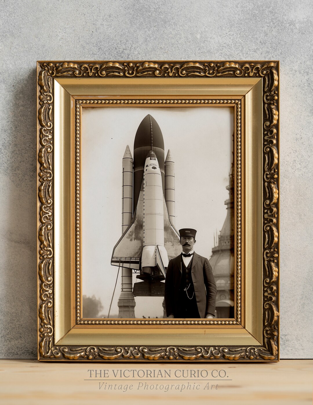 Victorian Space Explorer Portrait, PRINTABLE Vintage Wall Decor, Art ...