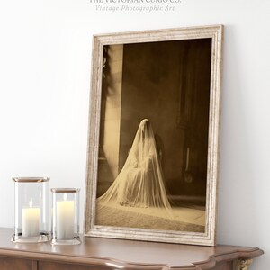 Classical Gothic Ghost Photograph, Victorian Goth PRINTABLE Wall Art ...