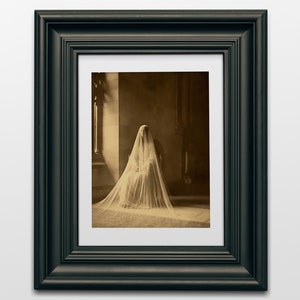 Classical Gothic Ghost Photograph, Victorian Goth PRINTABLE Wall Art ...