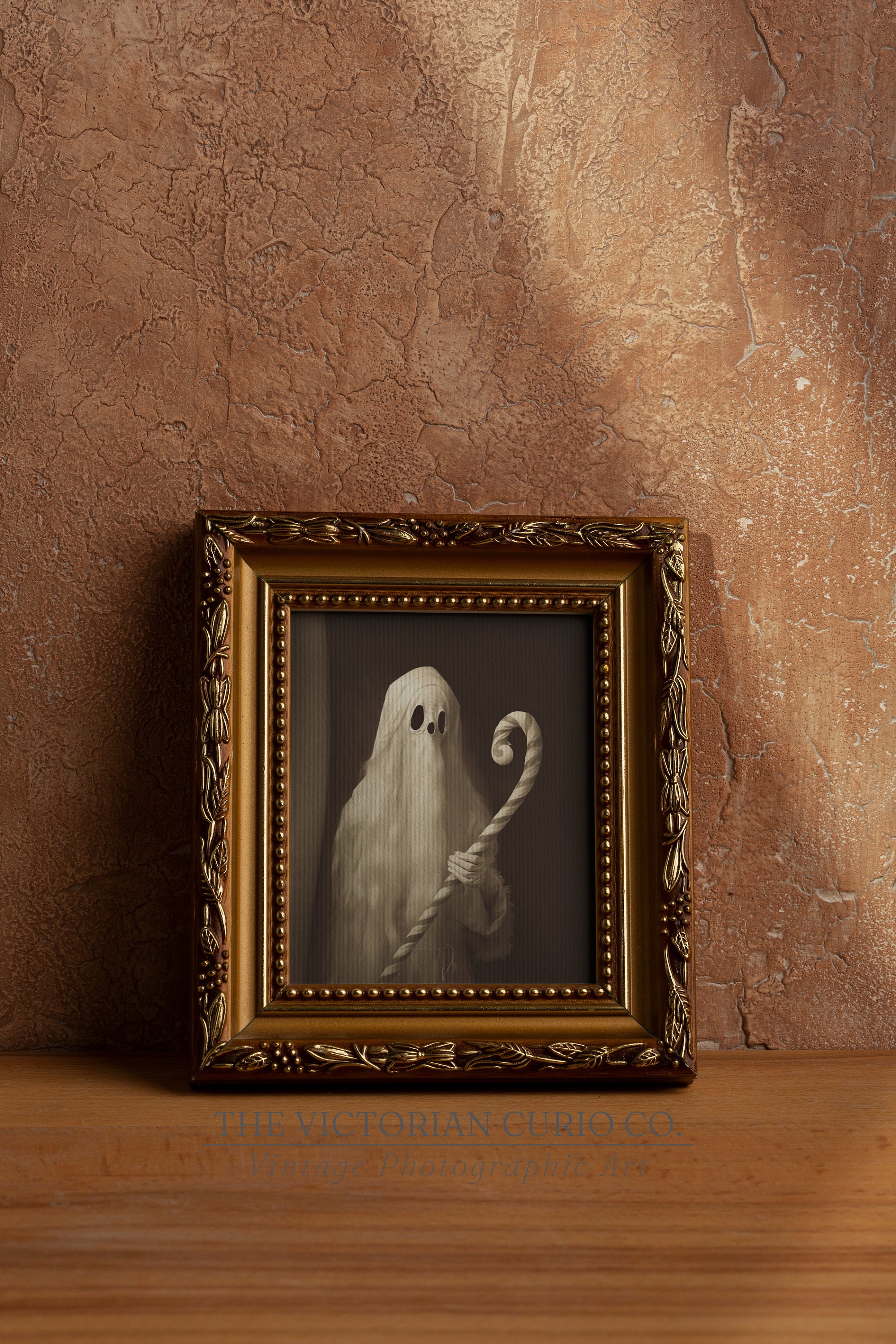 Candy Cane Ghost Print, PRINTABLE Photo, Spooky Christmas Decor ...