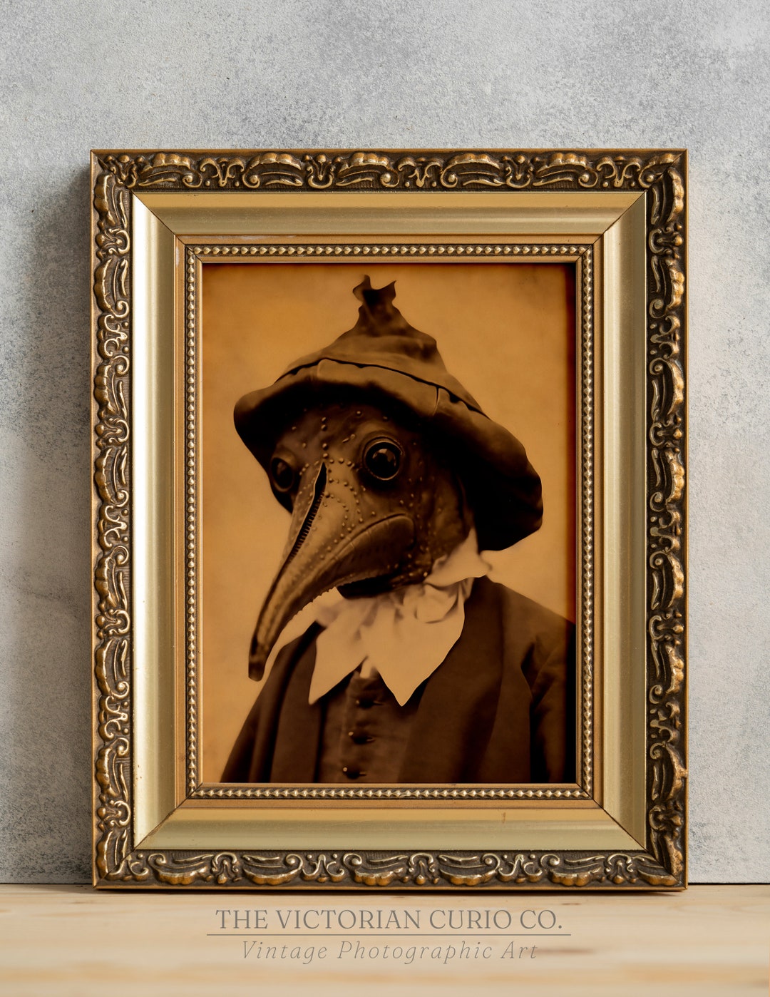 Vintage Raven Man Portrait, PRINTABLE Wall Art, Victorian Freak Show ...