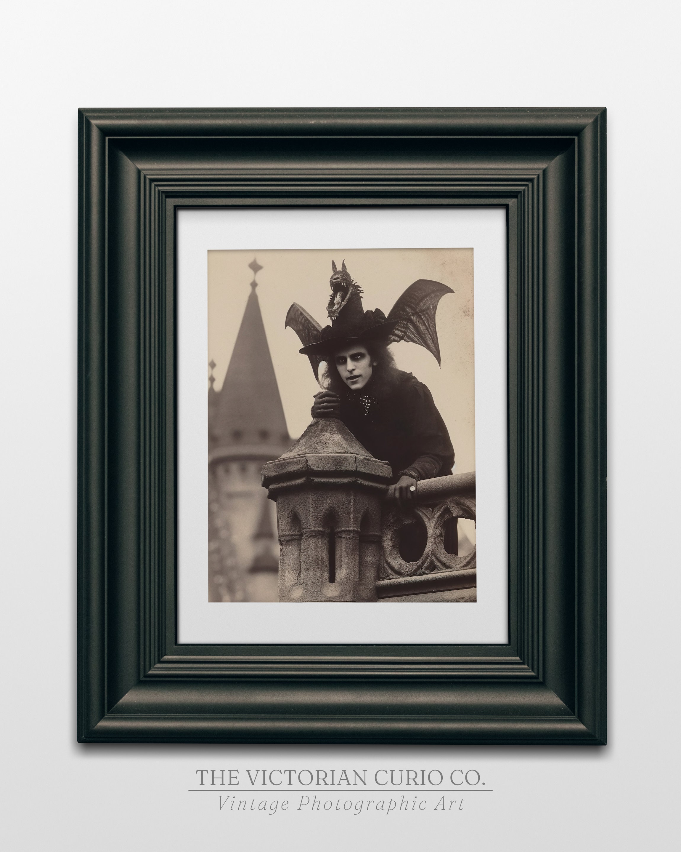 Gothic Gargoyle Vintage Poster, Eccentric Victorian Man PRINTABLE Photo ...