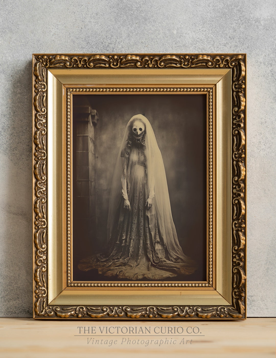 Ghastly Gothic Bride Print, PRINTABLE Wretched Mother Art, Dark ...