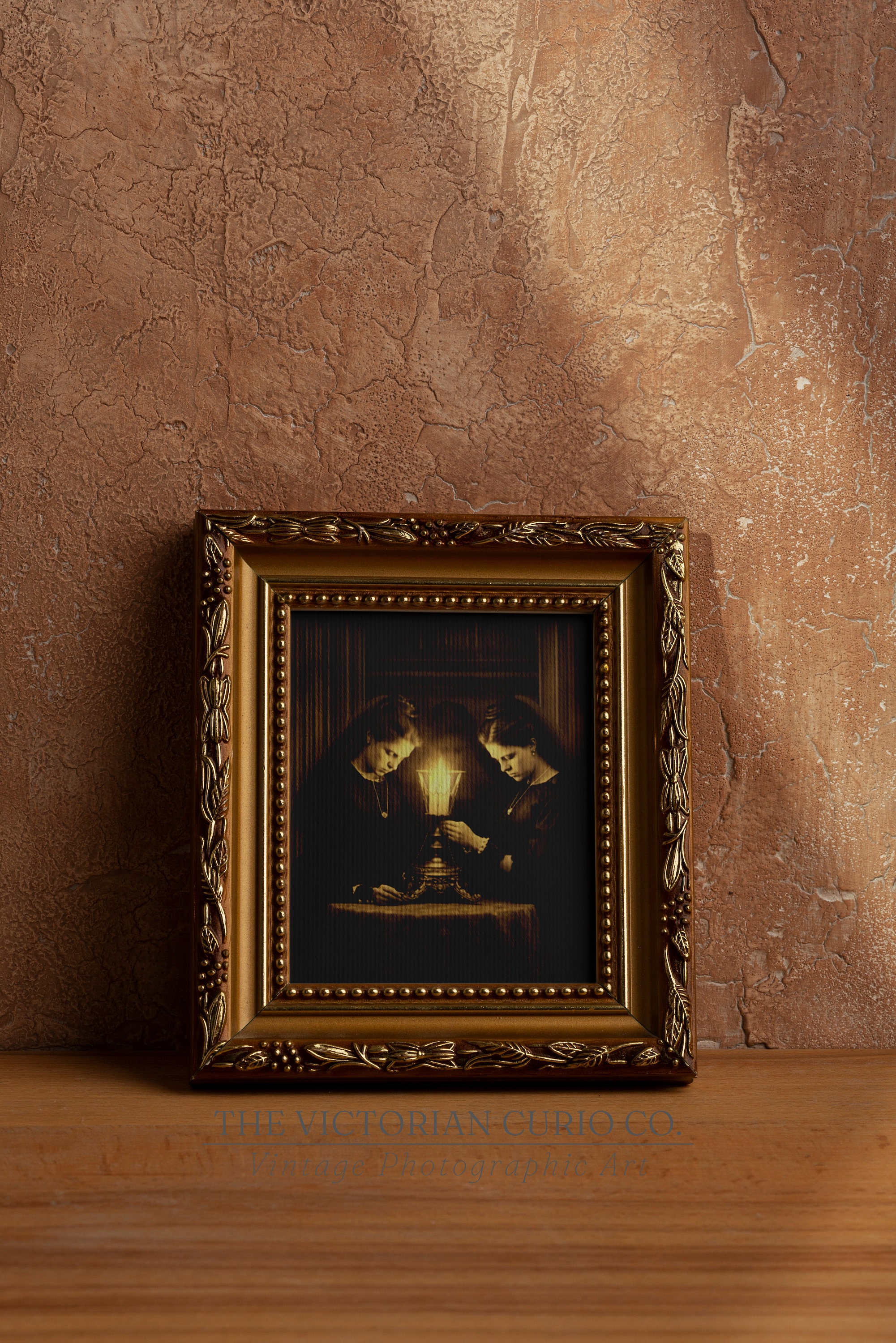Victorian Twins Seance Photograph, PRINTABLE Vintage Spirit Photography ...
