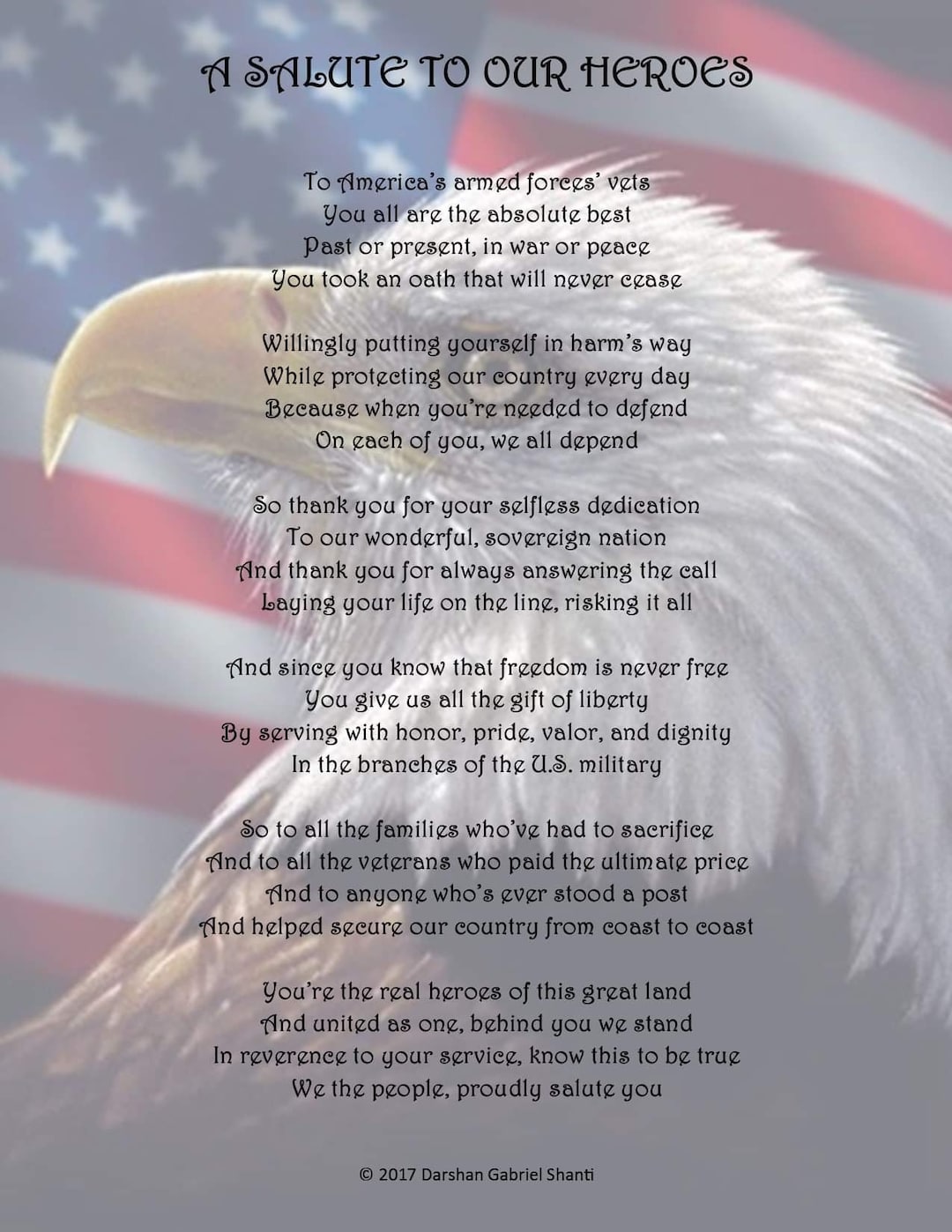 A Salute to Our Heros - Etsy