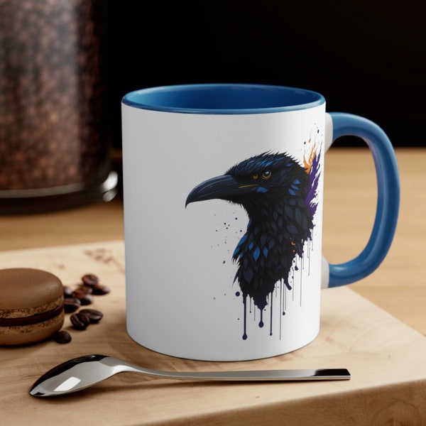 Tea Cups With Ravens - Etsy UK