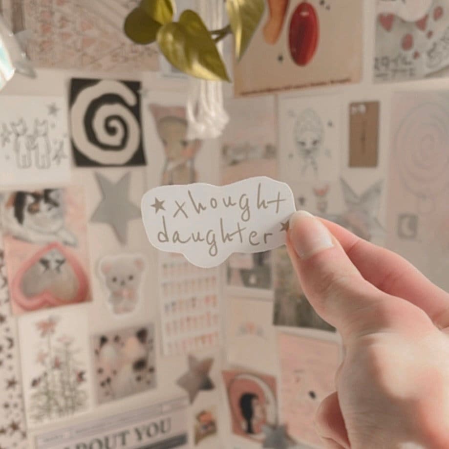 Thought Daughter Sticker Coquette Sticker Cute Sticker Aesthetic ...