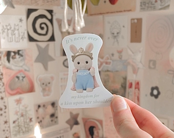 Its Never Over Sticker Coquette Sticker Jeff Buckley Girlblogger ...