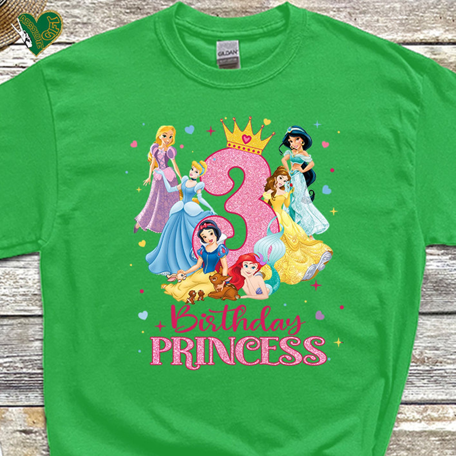 3rd Birthday T Shirt, Princess Birthday Tee, Ladies Birthday Shirt,triple Princess Birthday Tee ...