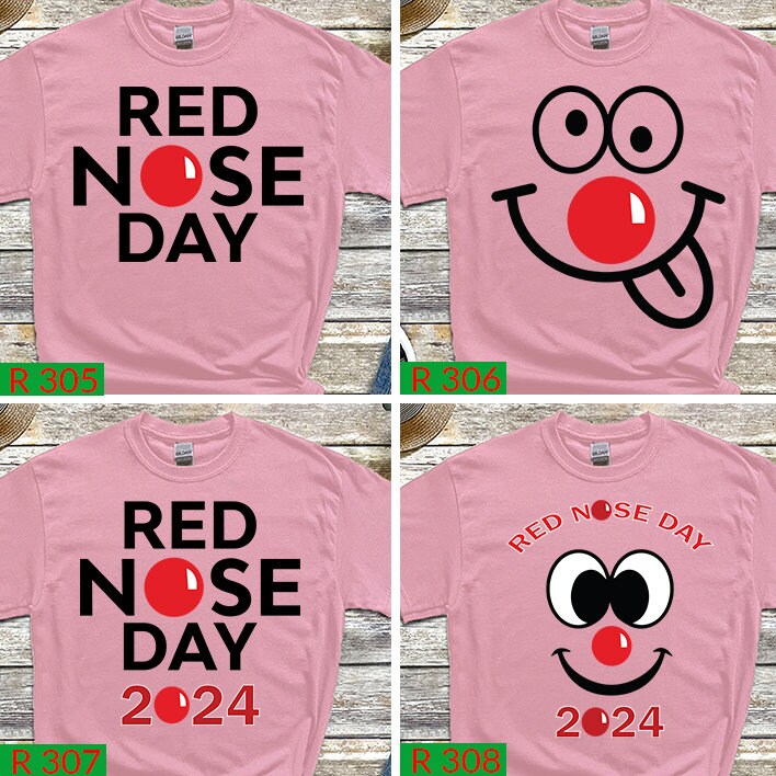 Red Nose Day 2024 T Shirt, Comic Kids Relief T Shirt, Red Nose-buyers ...