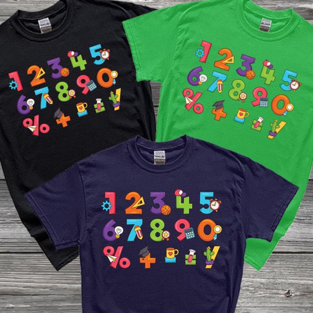 Number Day 2025 T Shirt, Maths Celebration Tshirt, Number Themed Shirt ...