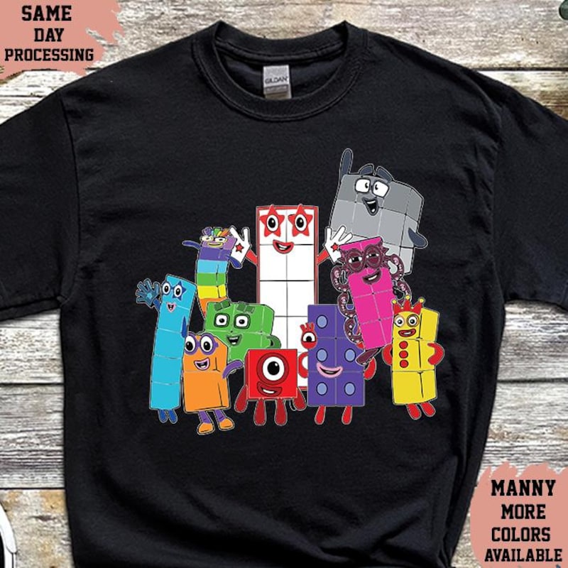 Numberblocks Clothing - Etsy UK