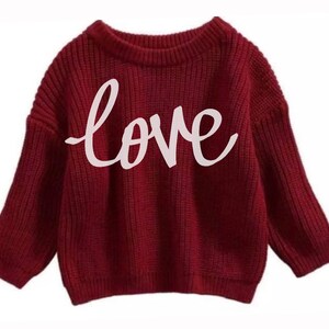 RED BERRY Name Personalized Embroidered Sweater - Etsy