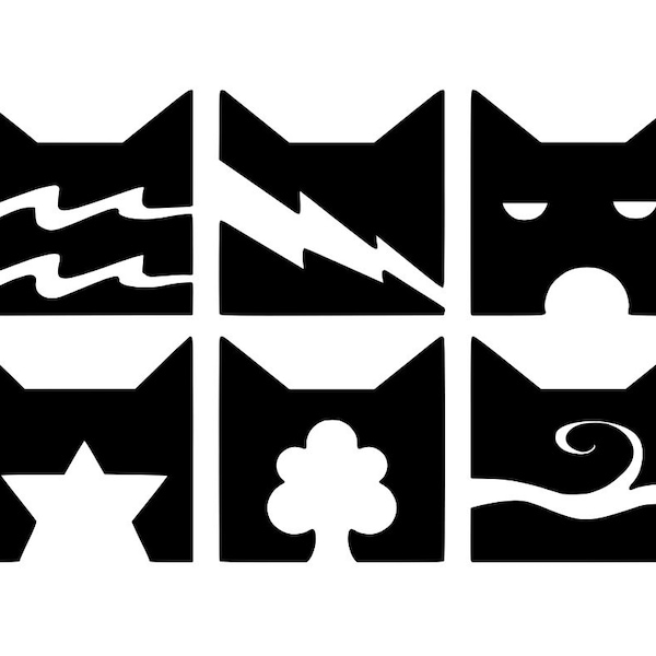 Warrior Cats Symbols - Etsy