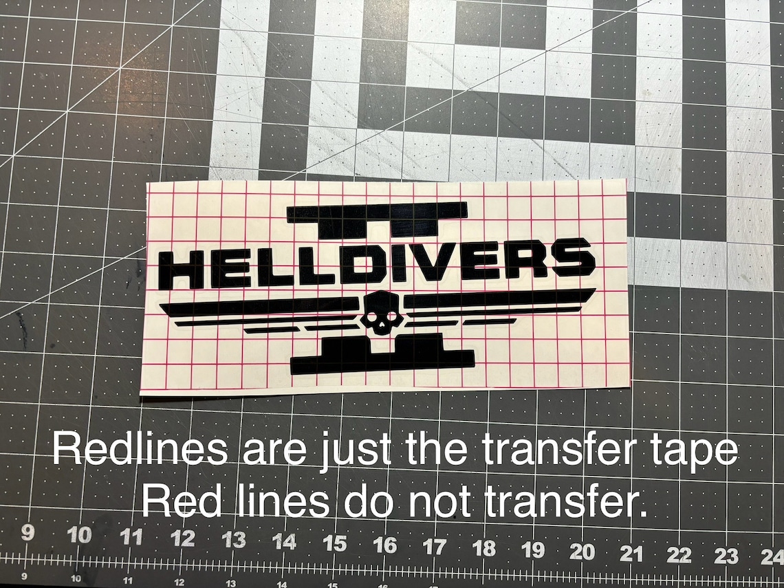 Helldivers 2 Logo Sticker Vinyl Decal for Laptop, Car, Window, Mirror ...