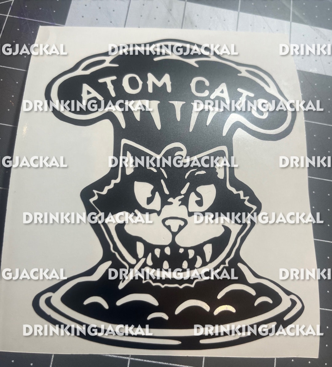 Atom Cats Fallout Decal Sticker Waterproof - Etsy