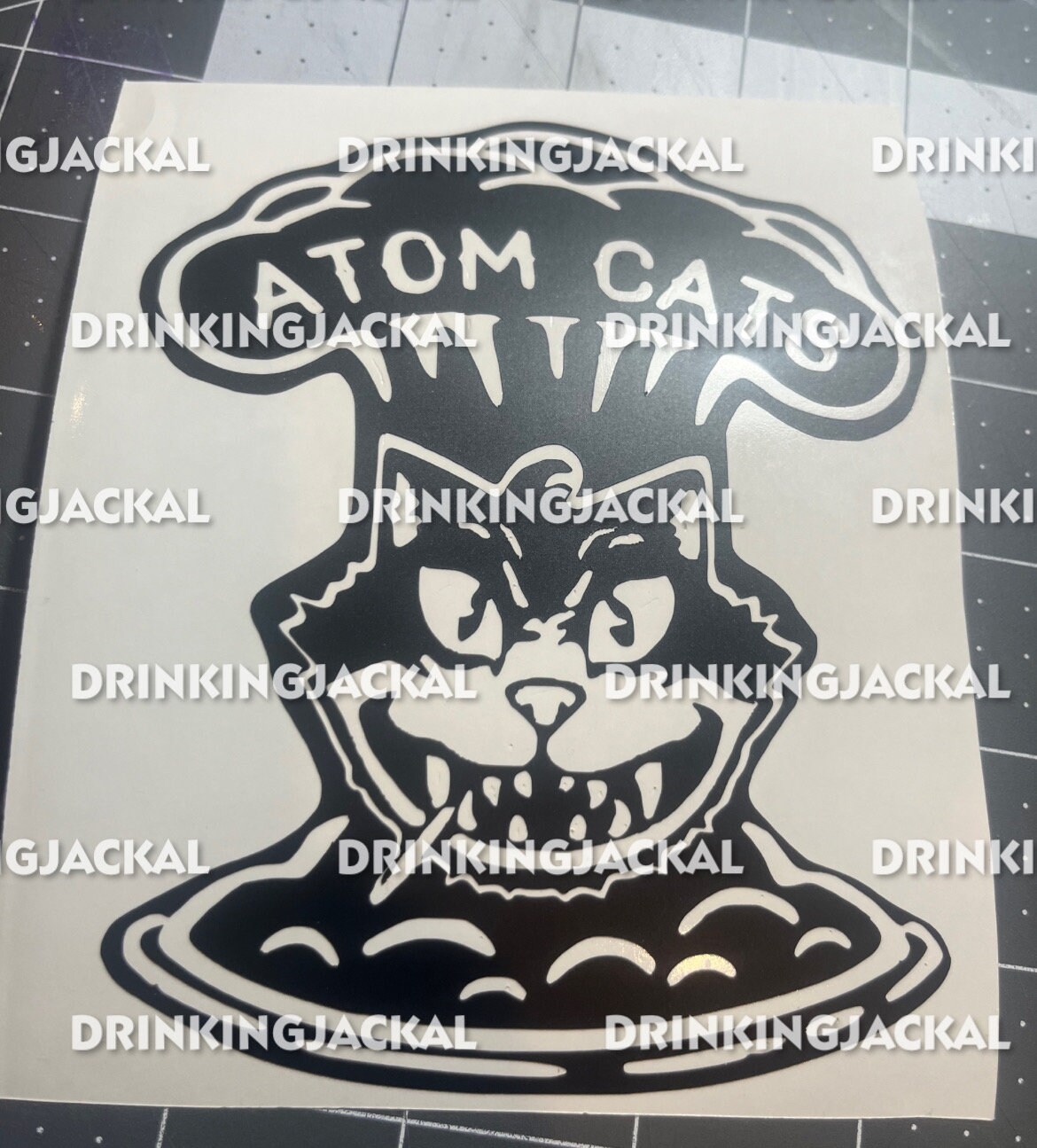 Atom Cats Fallout Decal Sticker Waterproof - Etsy