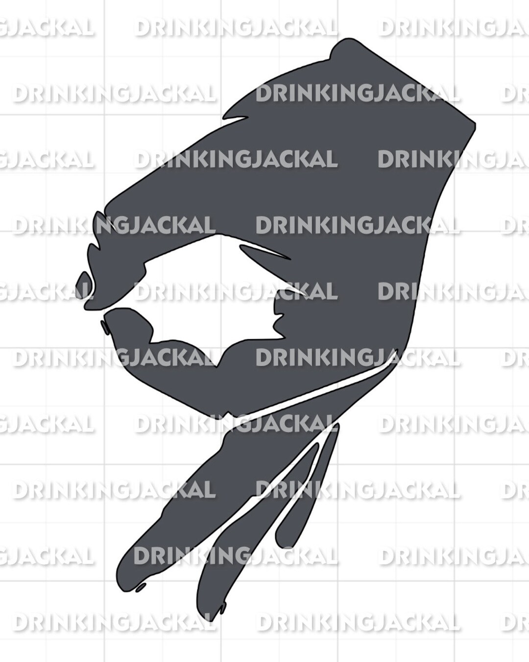 Okay Hand Game the Circle Game Gotcha Hand Game Waterproof Vinyl Decal ...