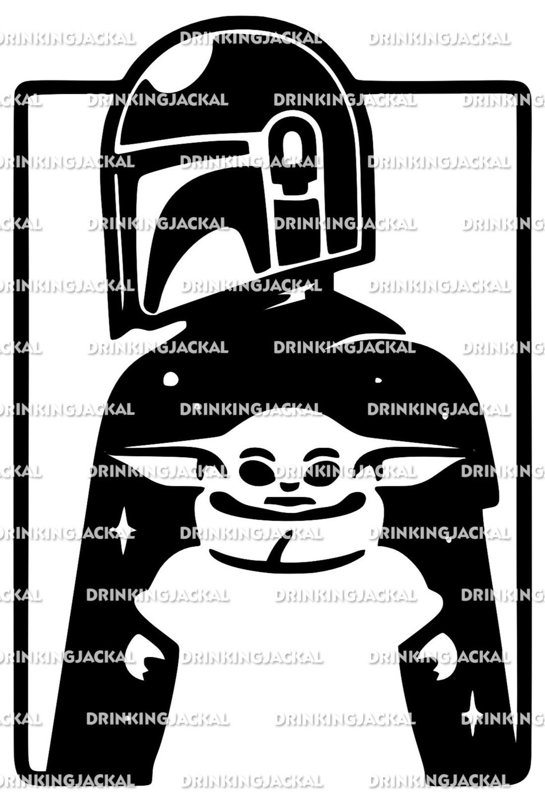 The Mandolorian Vinyl Decal Sticker Waterproof - Etsy