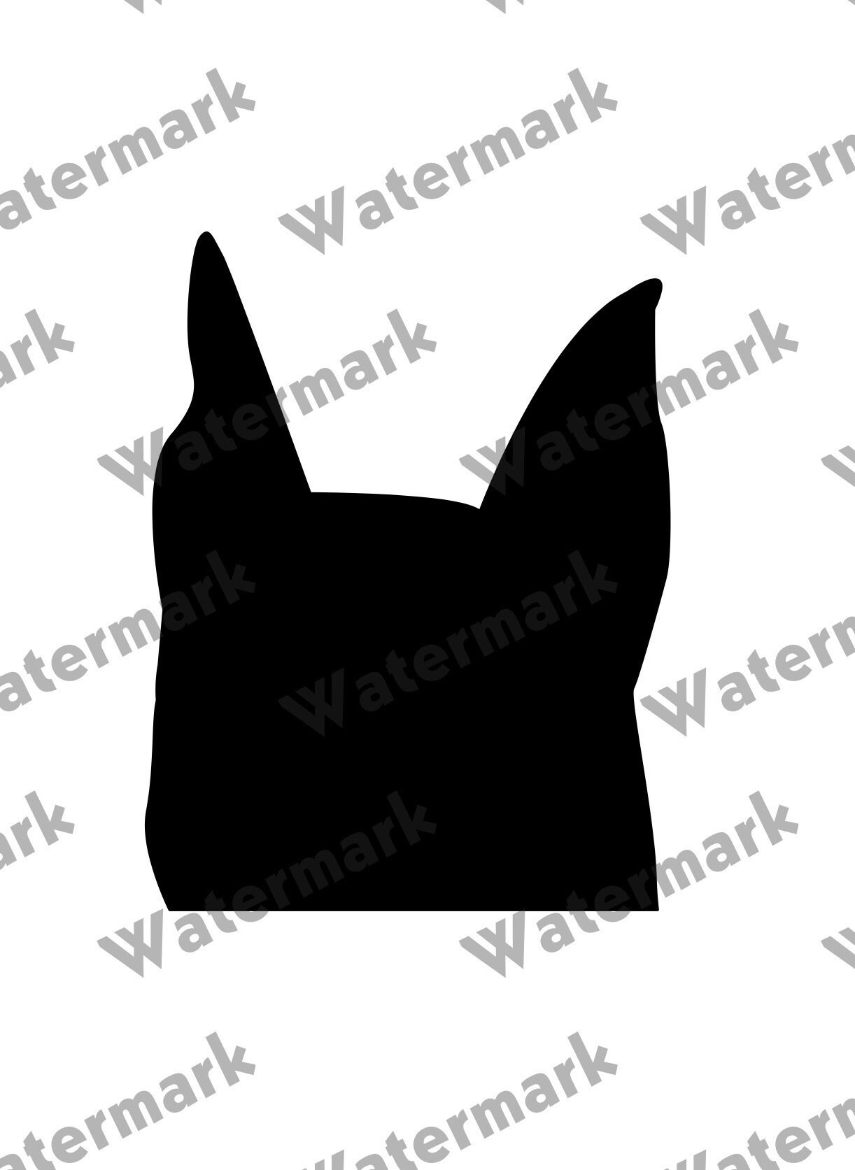 Dog Peeking Mini Decal, Dog Peeking Decal, Rearview Mirror Decal, Mini ...