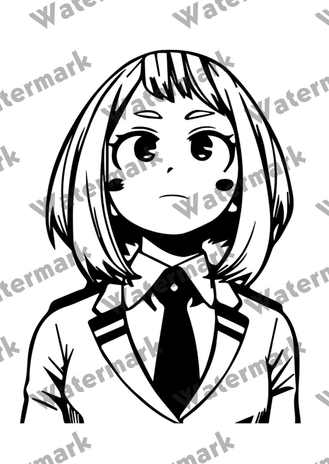 My Hero Academia Ochaco Uraraka Decal Sticker - Etsy