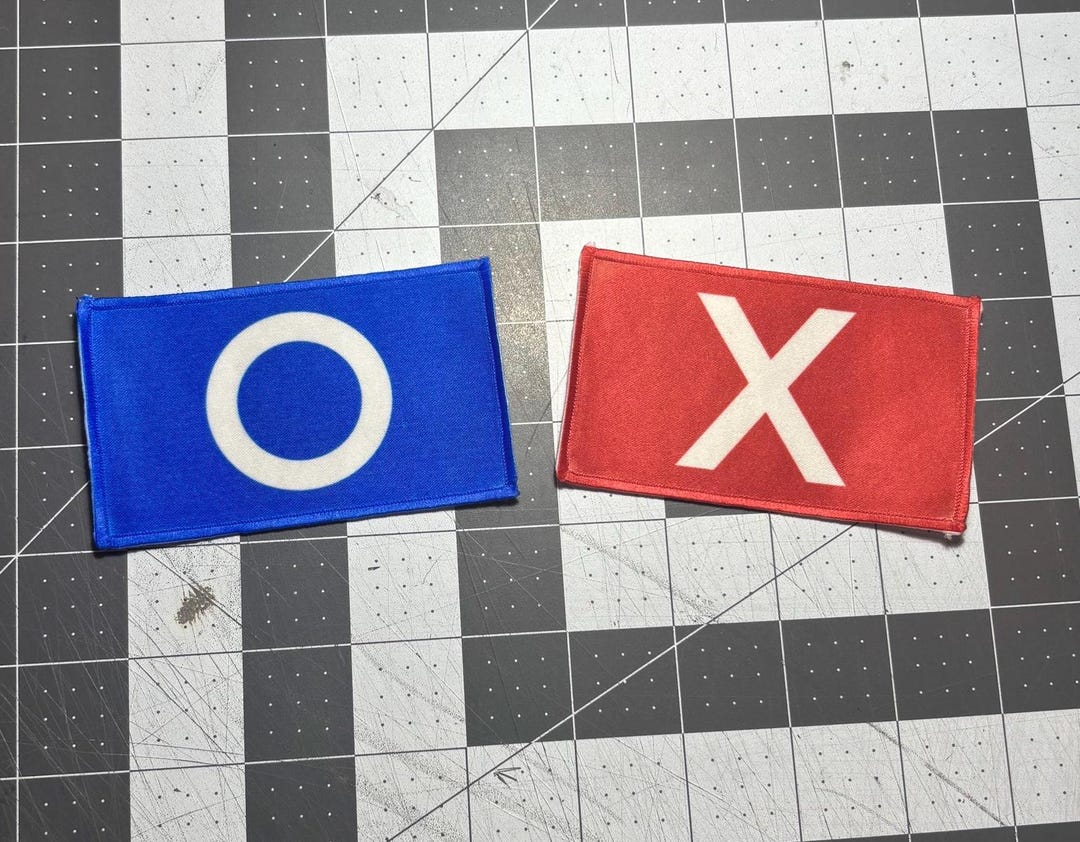 Squid Game Voting Patch - Squid Games X and O Patch - Etsy