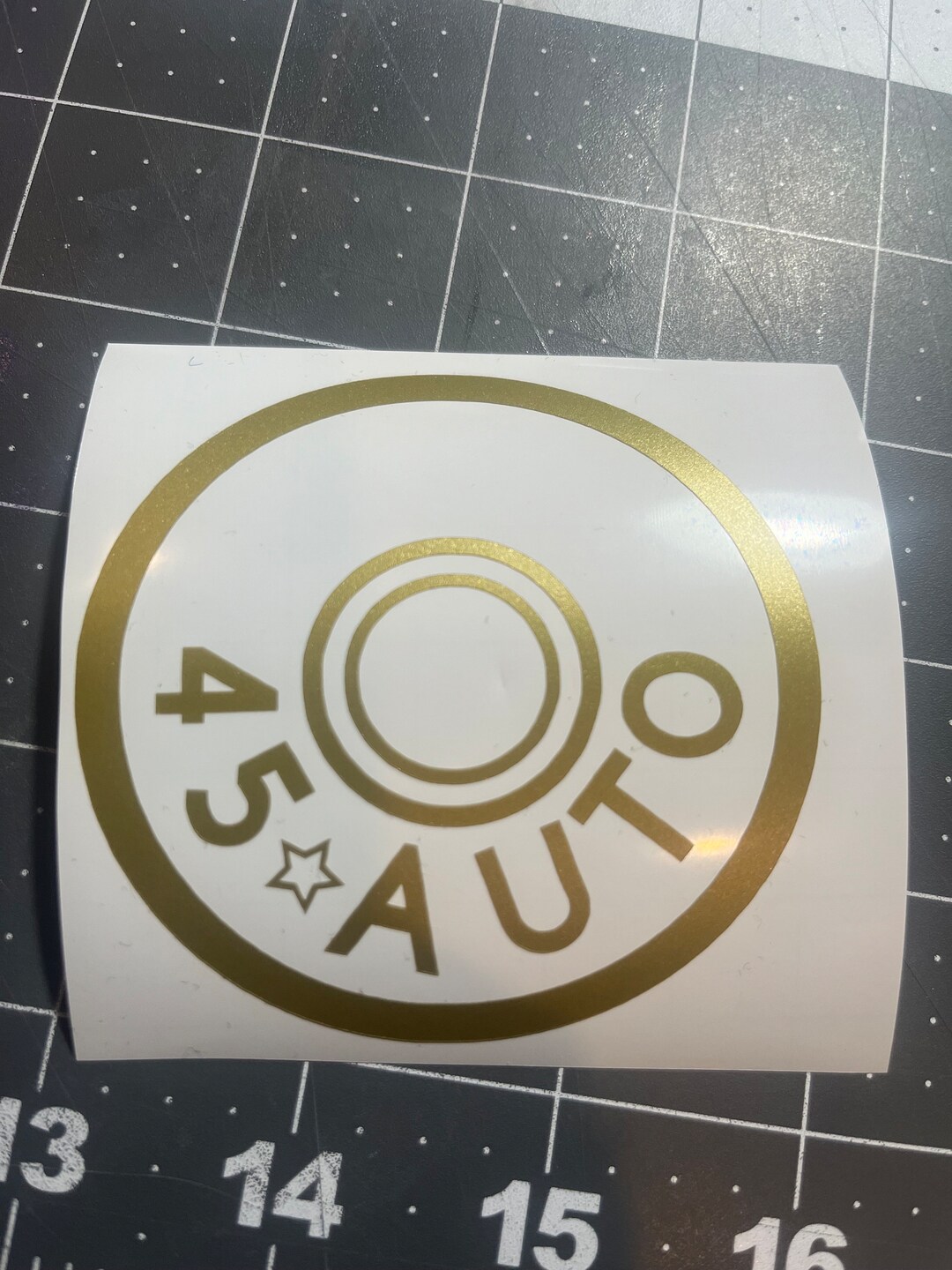 Bullet Decal 45 AUTO Vinyl Sticker - Etsy